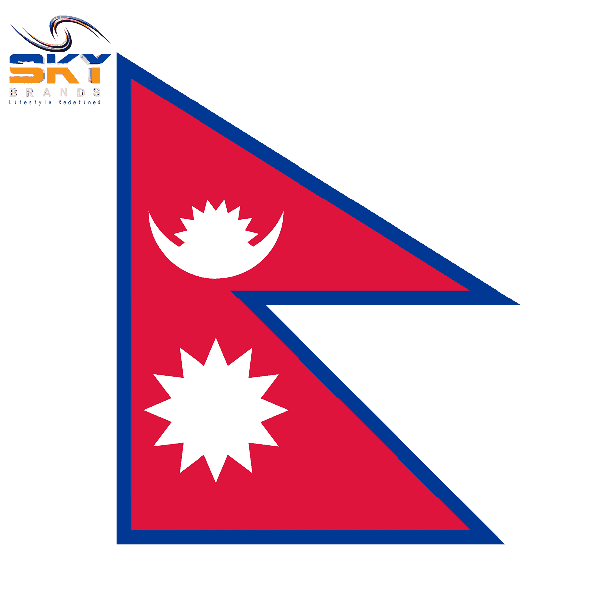 Nepalese Flag - Nepal Polyester Flag - Nepal Flag | Daraz.com.np
