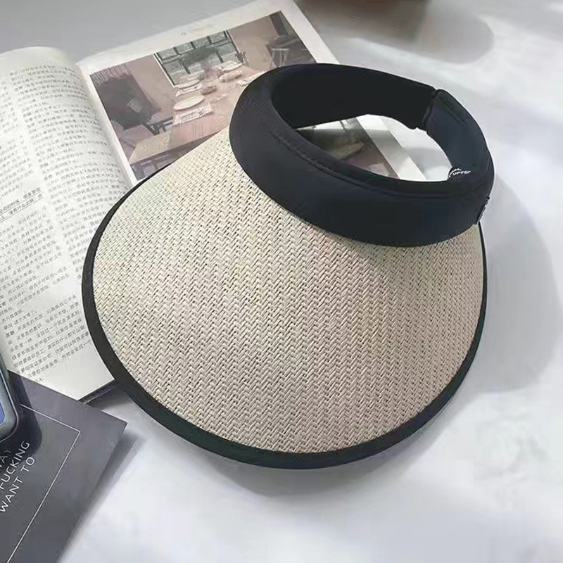 Sweet Sun Protection Straw Hat Practical Large Eaves Visors Beach Hat ...