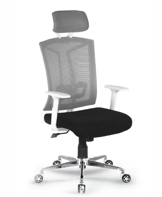 High Back Chair- White (TP WAVE ) | Daraz.com.np
