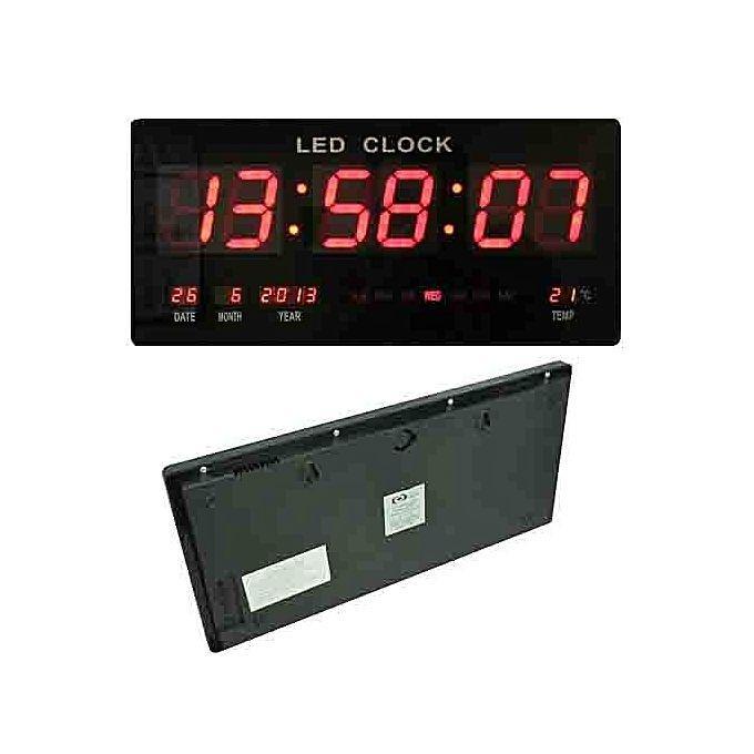 Large Digital Wall Clock With Date & Temperature | Daraz.com.np