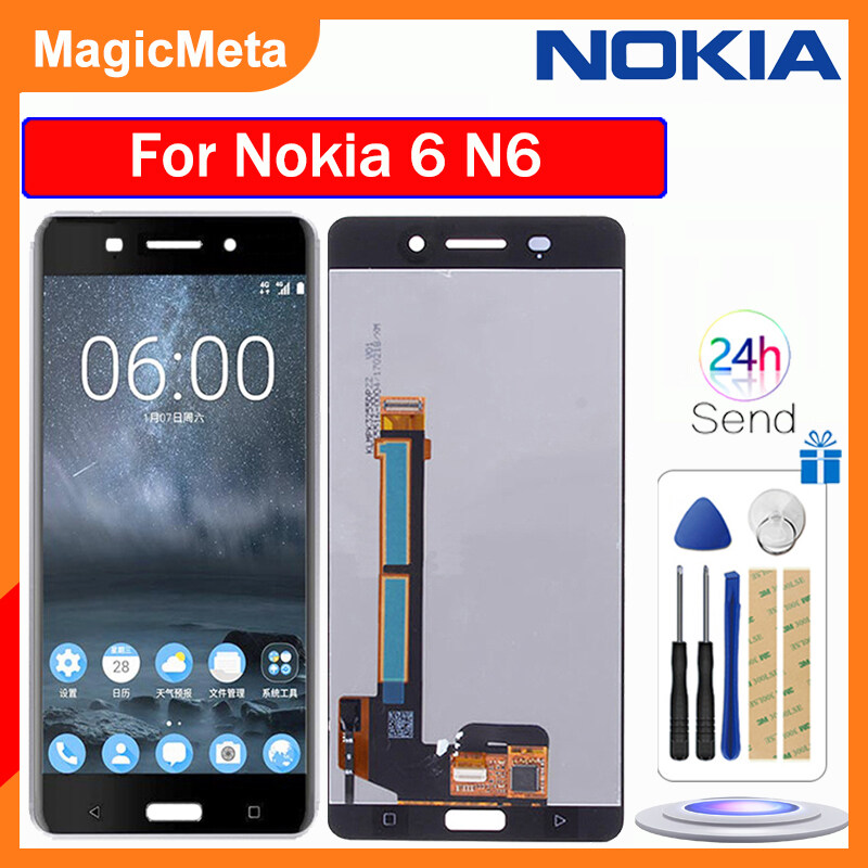MagicMeta For Nokia 6 N6 TA-1021 LCD Display Touch Screen Digitizer ...