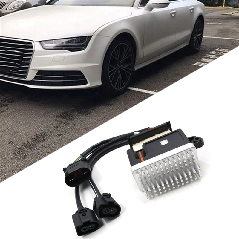 Radiator Fan Control Unit Cooling Fan Control Module for A4 A5 A6 A7 Q3 ...