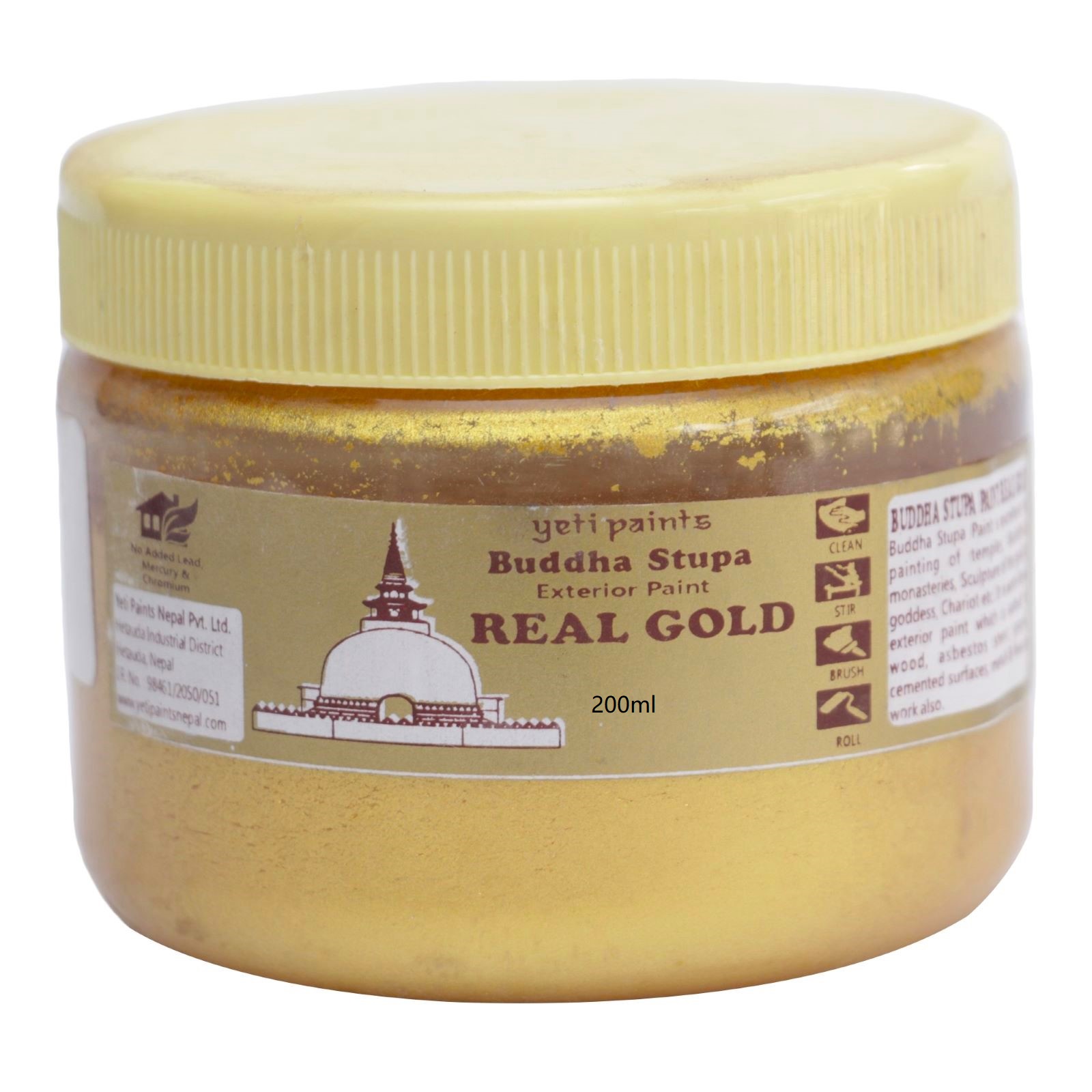 Yeti Real Gold Color Paint 200ml | Daraz.com.np