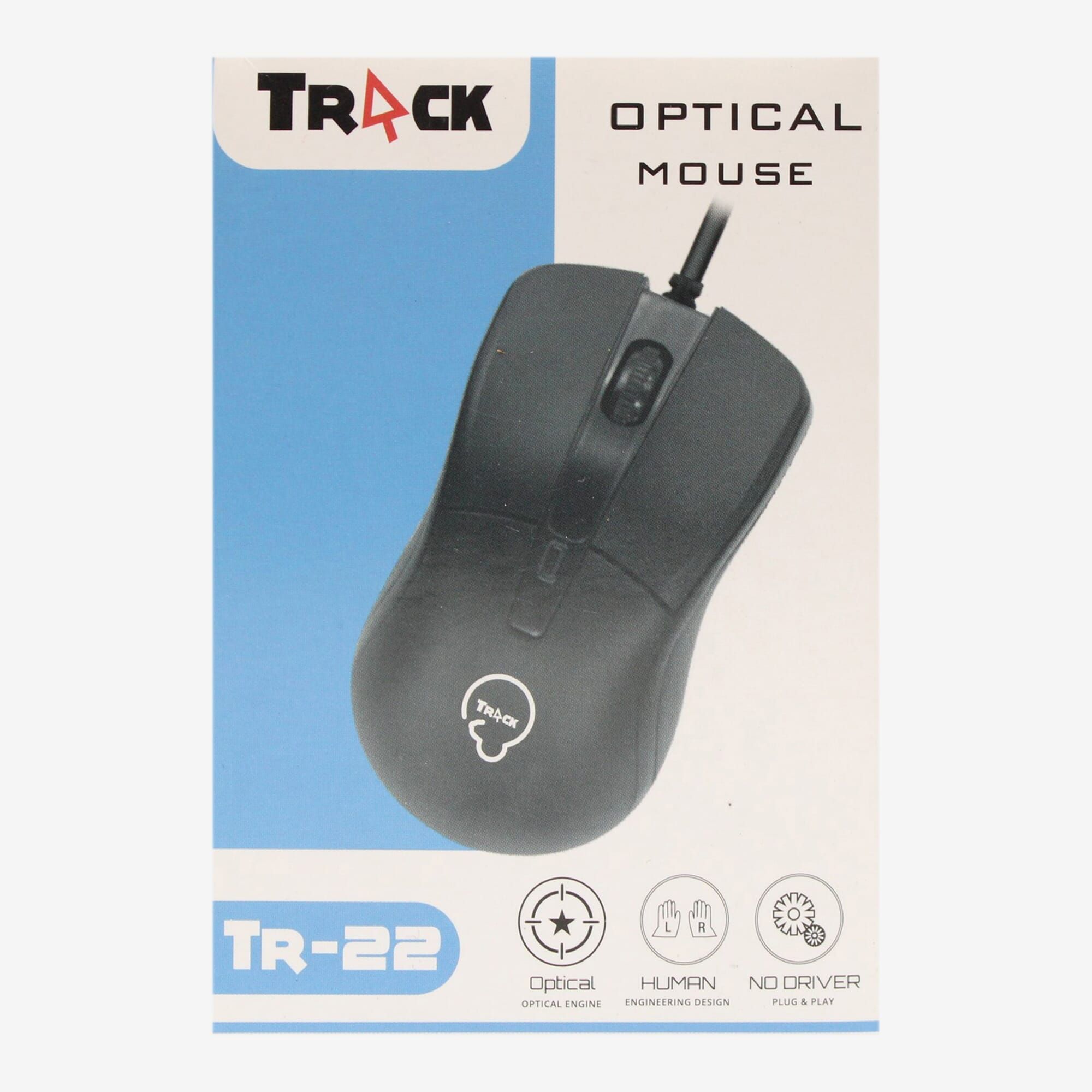 Wired Black Track USB Optical Mouse TR 22 | Daraz.com.np