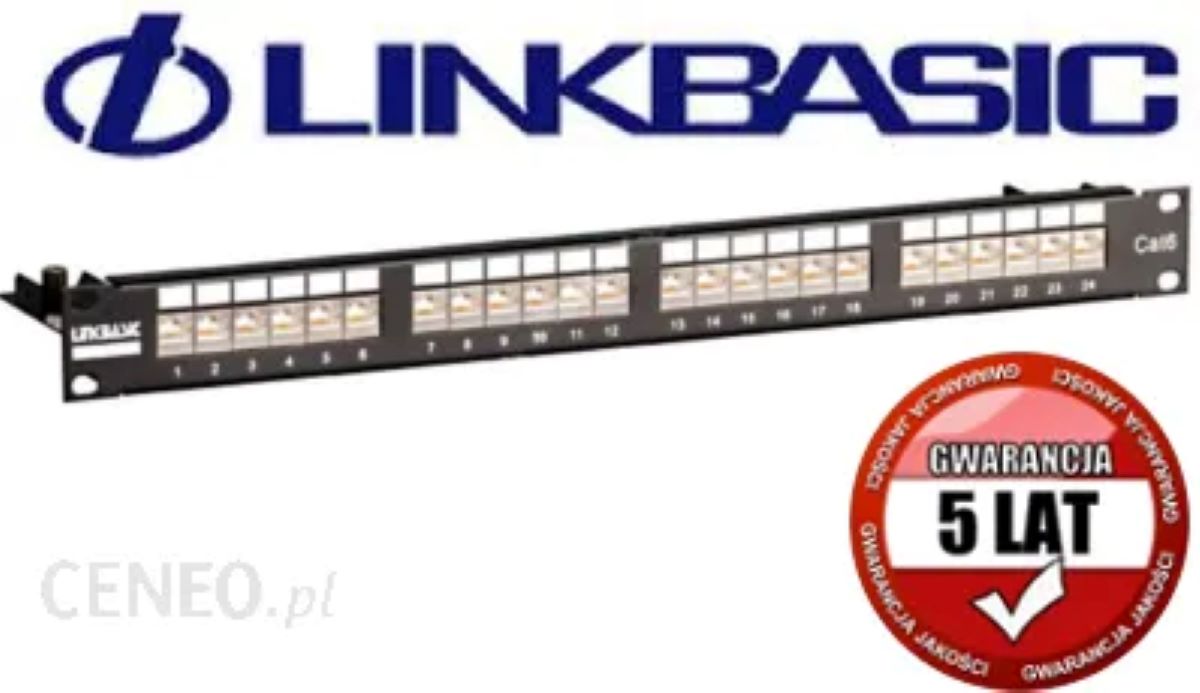 Linkbasic 24 Port Cat6 Rack Mount Patch Panel | Daraz.com.np