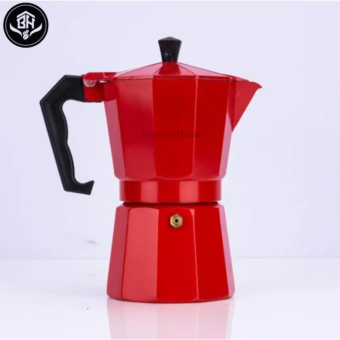 Moka Pot Red/Black 300 ML | Daraz.com.np