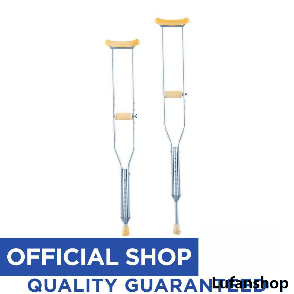 LufanshopPortable 【COD】Ultra-Light Weight Underarm Cane Topang Kaki Arm ...