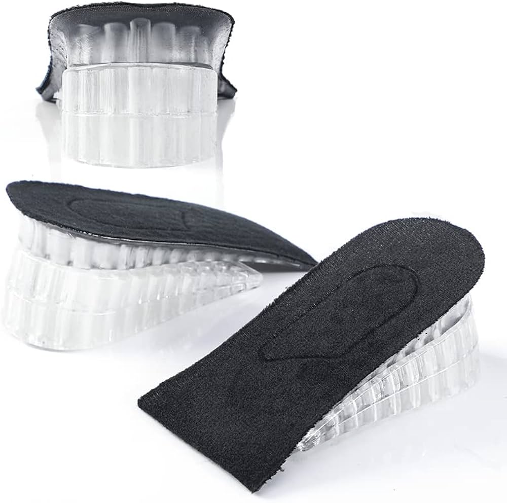 Adjustable Height Increase Insole Cushion Elevator Heel lifts Shoe ...
