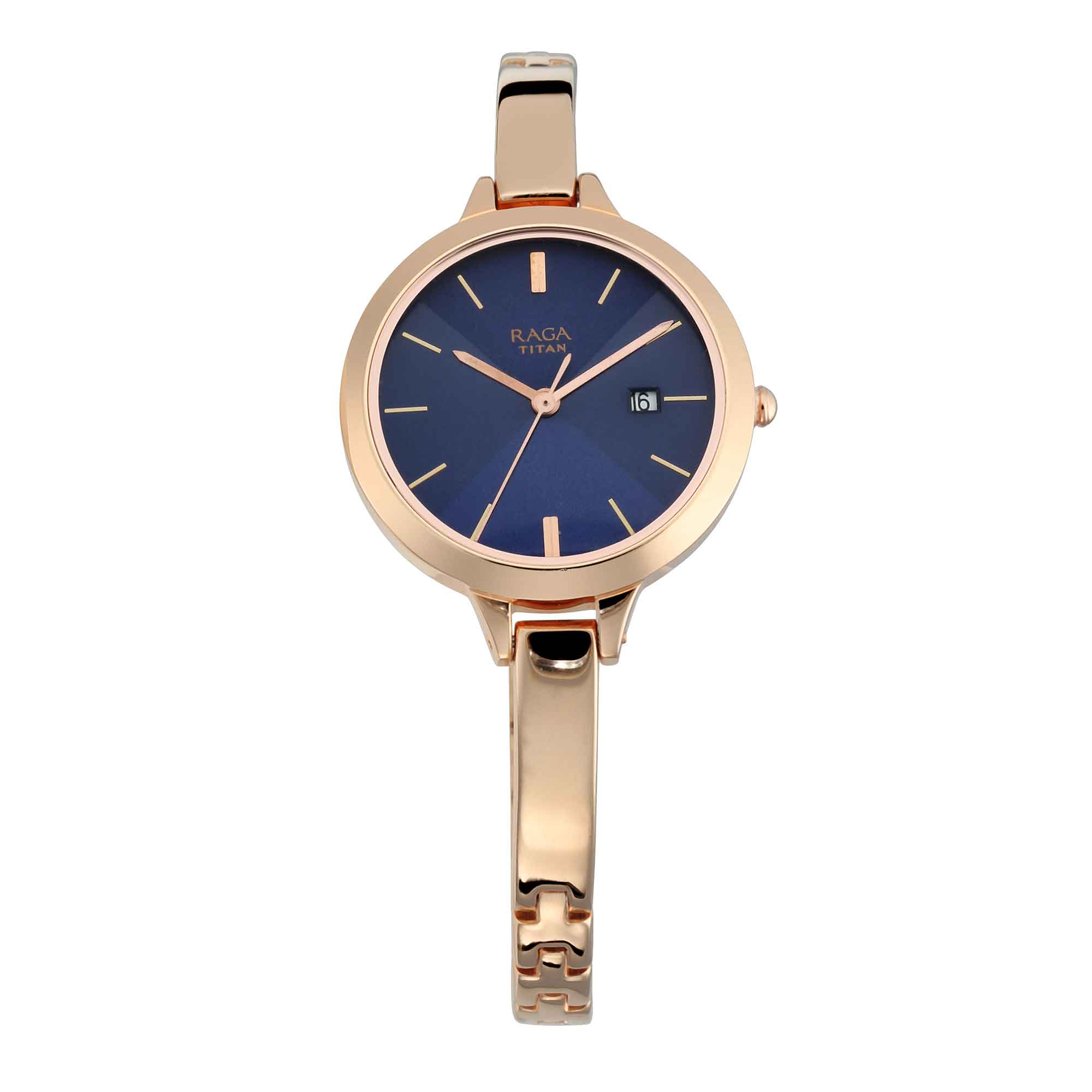 Titan Raga Blue Dial Analog with Date Watch for Women 2578WM02 | Daraz ...