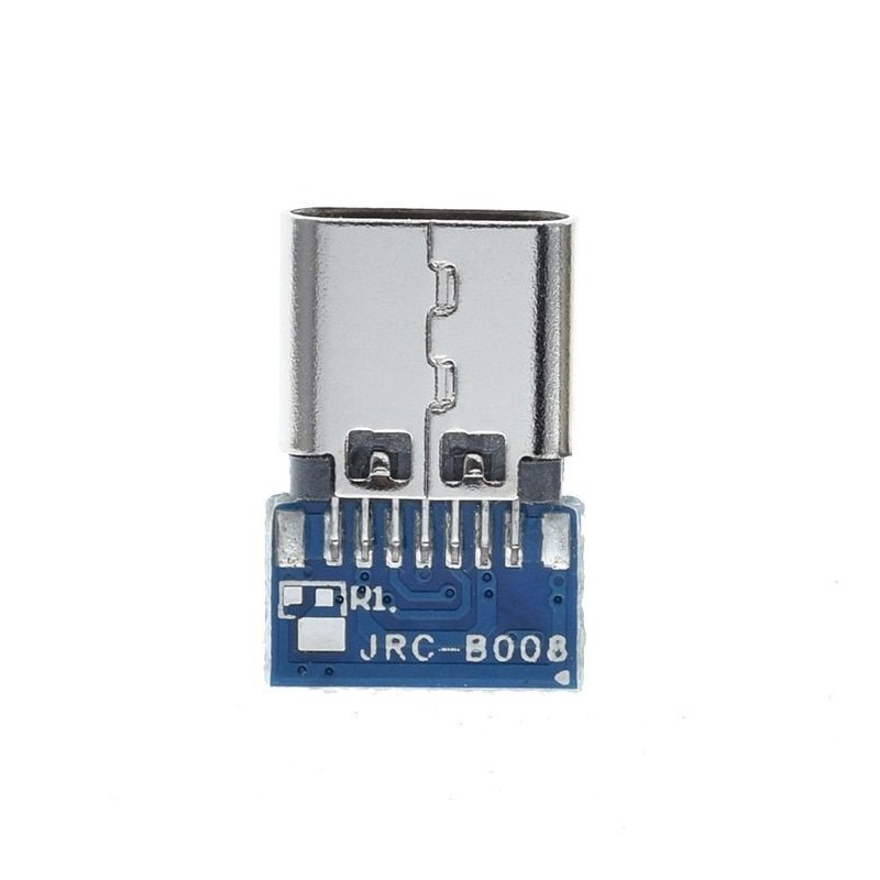 USB Type-C Connector PCB Female Socket Vertical Shield Board | Daraz.com.np