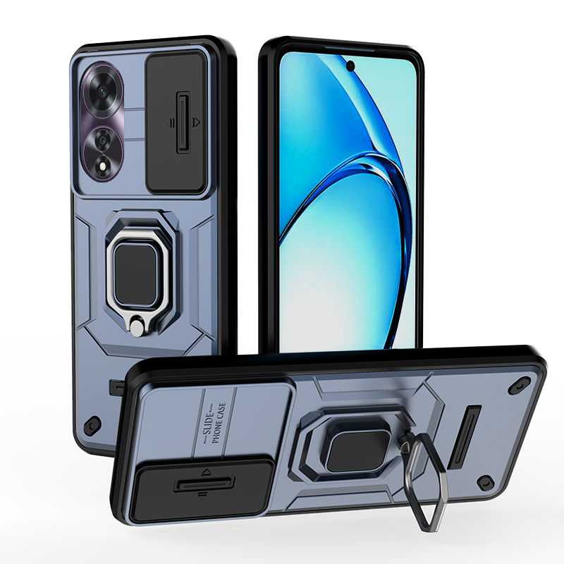 Vantime Case for OPPO A60 4G Rugged Impact-resistant Sliding Cover Hard ...