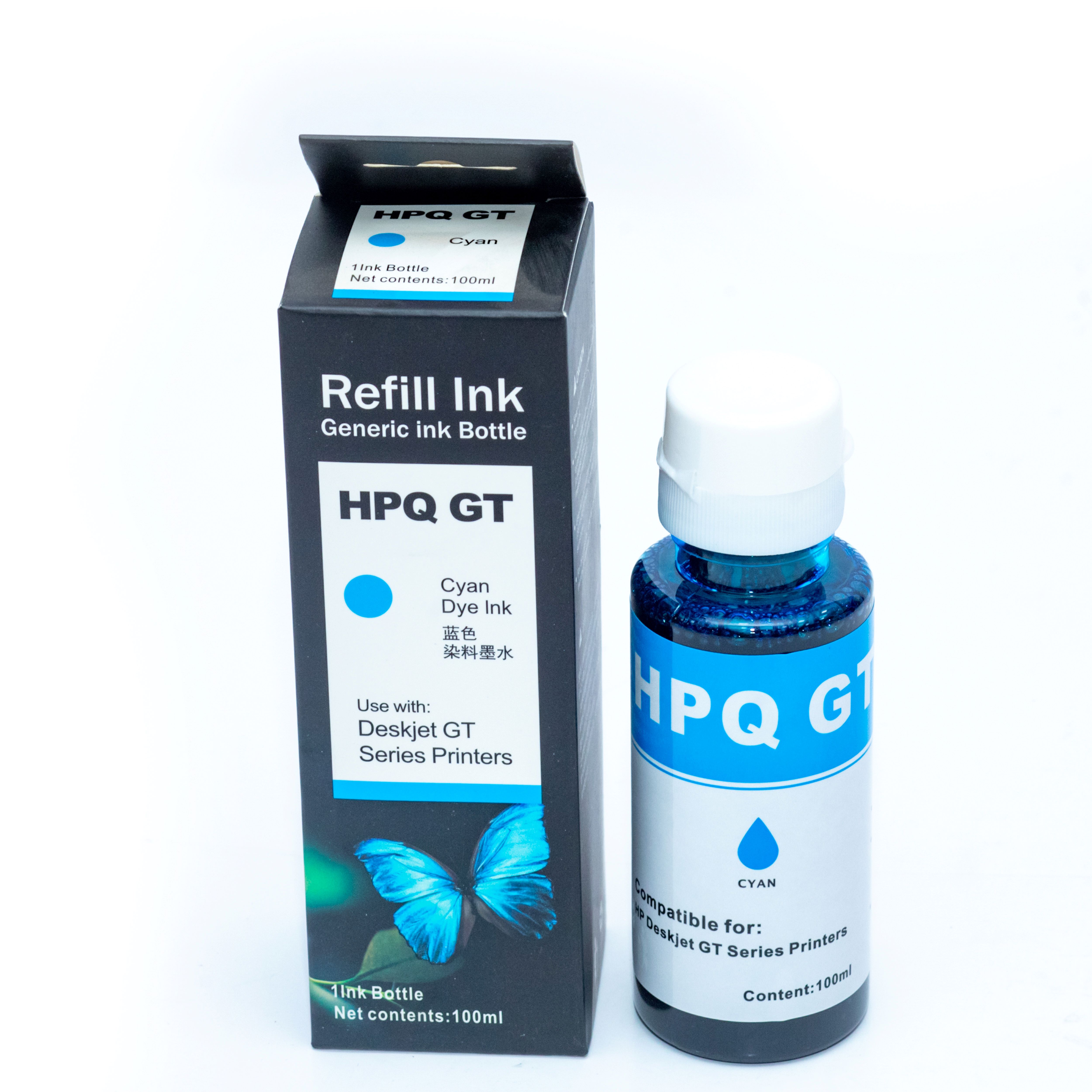 GT-Series Refill Ink for HP INK Tank Printers - GT51 and GT52 Color Ink ...