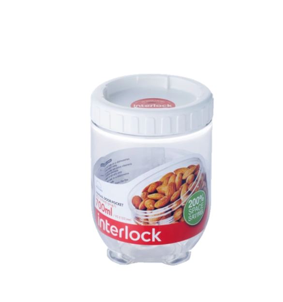 LocknLock Round Interlock Container 700ml Interlocking Feature | Daraz ...