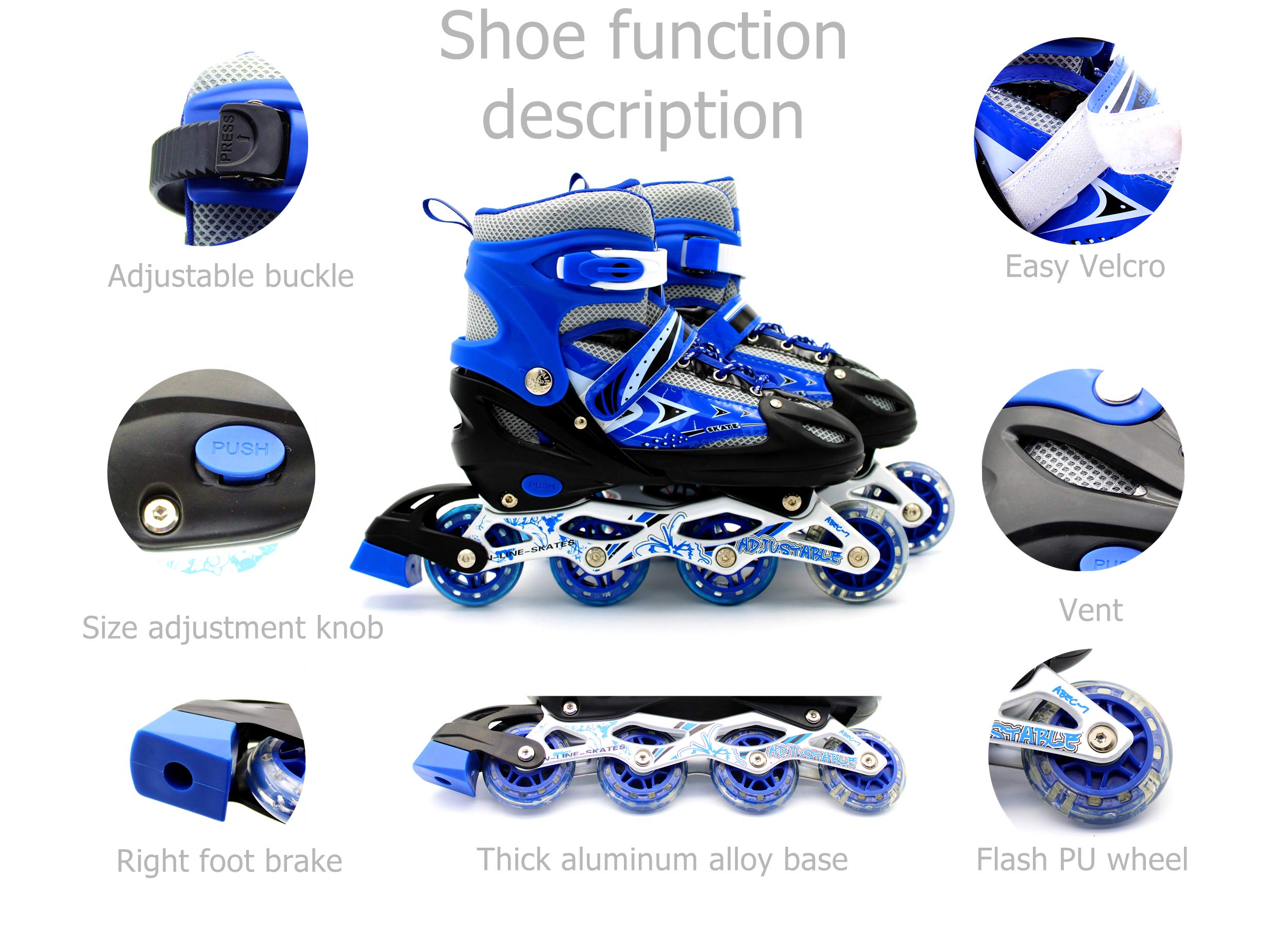 Roller Skating Shoes With Full Safety Set | Daraz.com.np