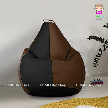 FUMO Classic Dual Color Bean bag -XXXL (Brown&Black) | Daraz.com.np