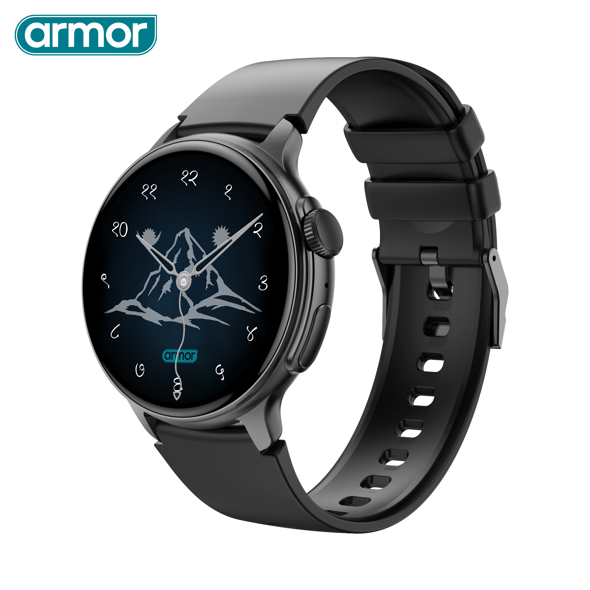 Armor PULSE Smart Watch 1.43" AMOLED Display, Bluetooth Calling, Always ...