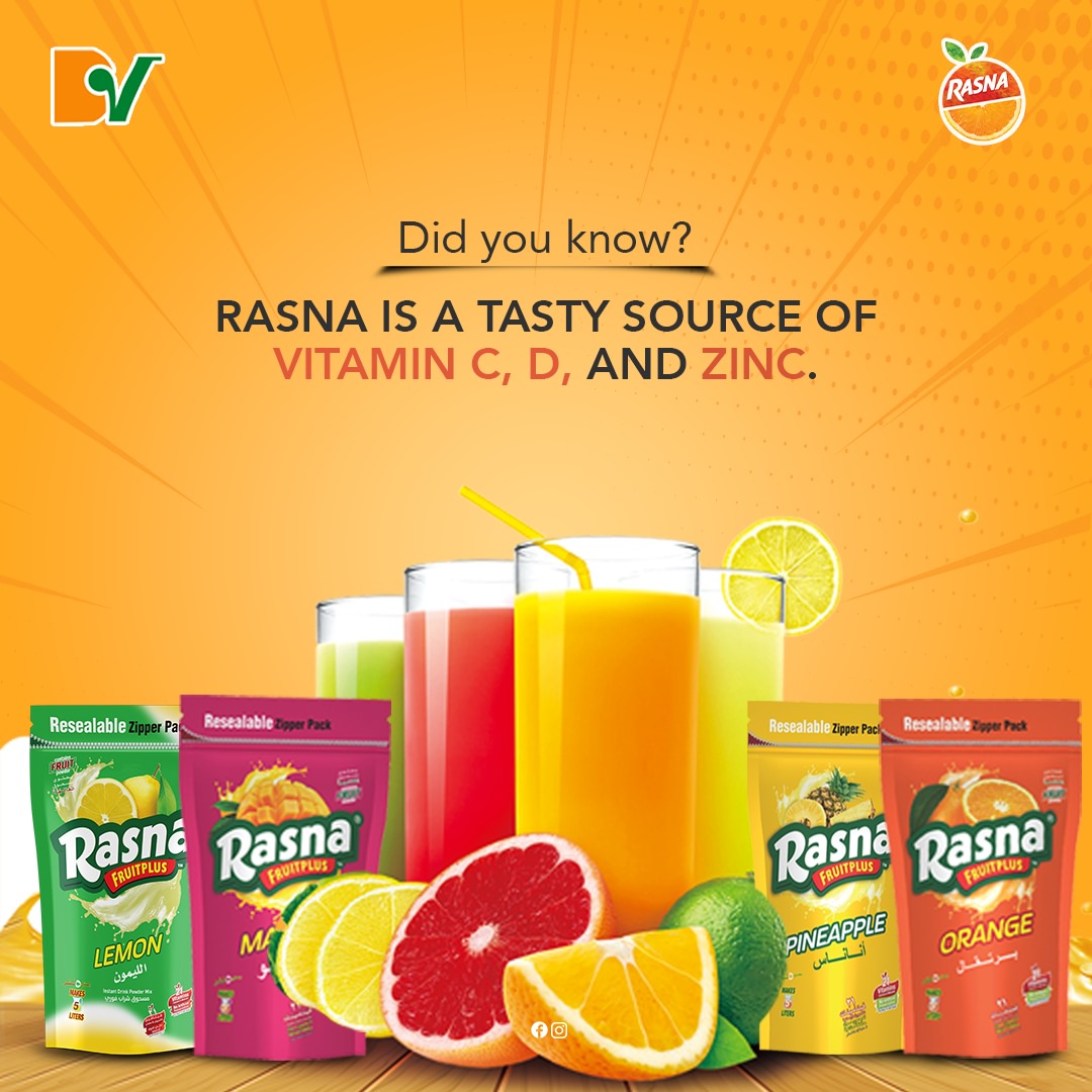 Rasna Fruit Plus Orange Powder Juice 400Gm | Daraz.com.np