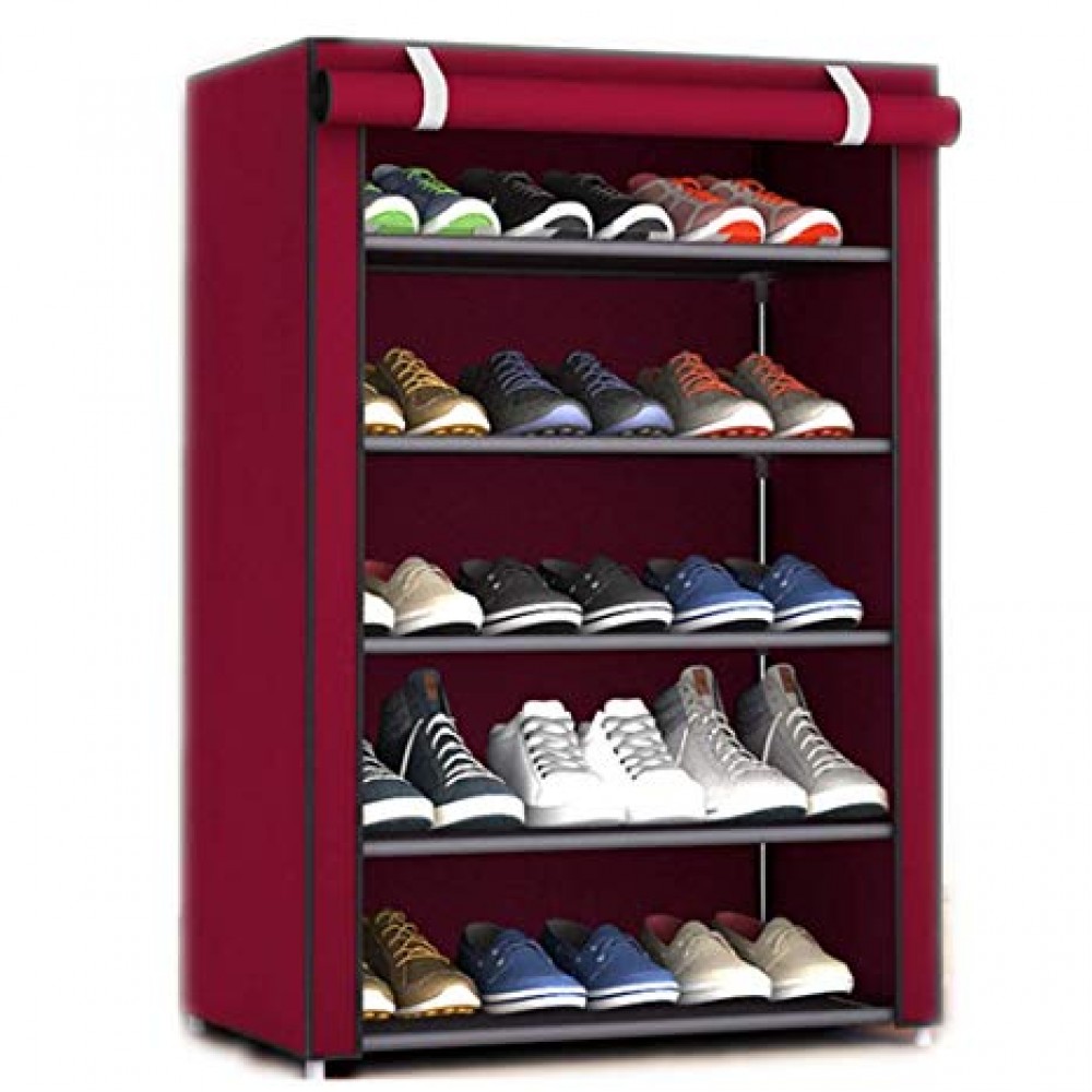 6 Layers Shoe Rack With Cover | Daraz.com.np