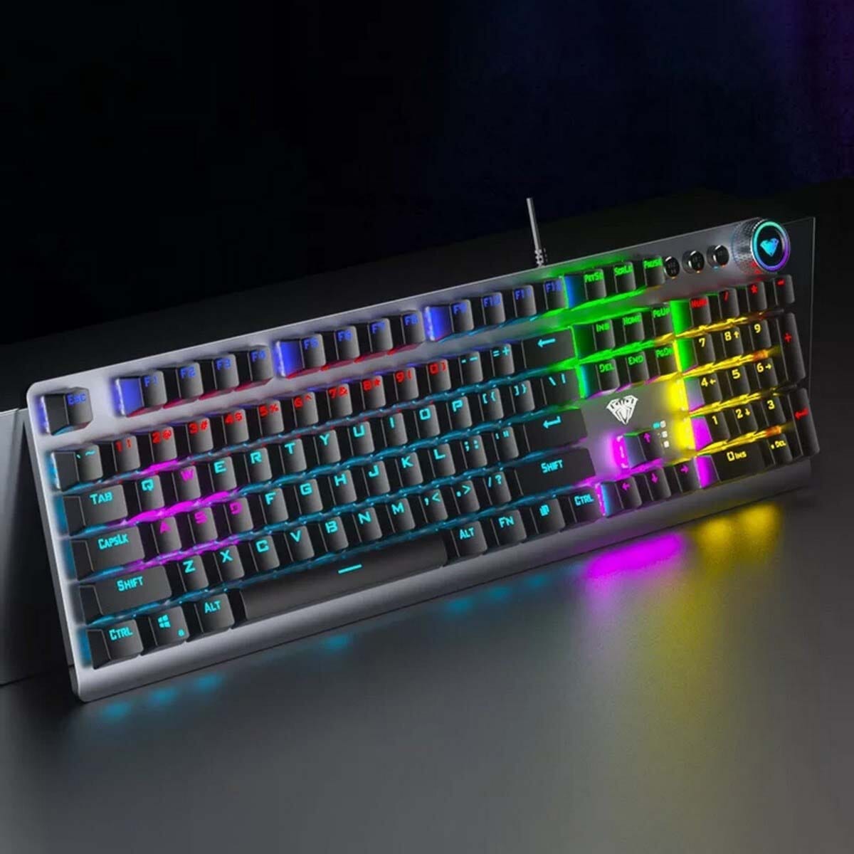AULA S2056 Mechanical Membrane Gaming Keyboard USB Wired Backlight ...