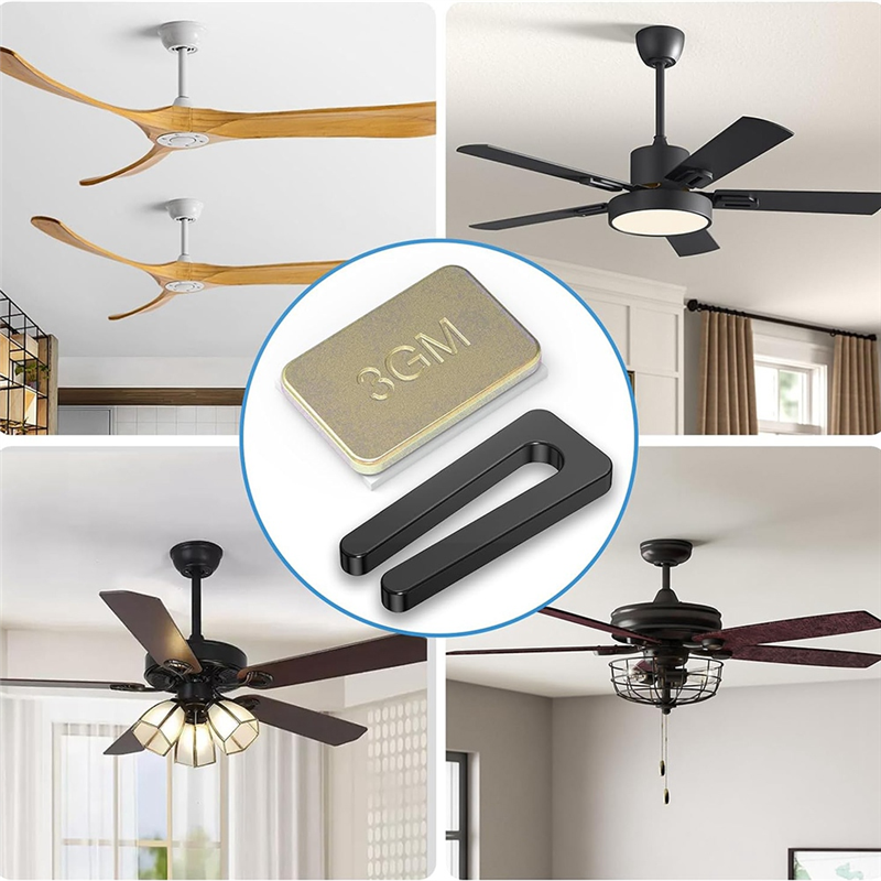 24 PCS Ceiling Fan Balancing Kit 6 Sets Fan Balancing Clips and 3G ...
