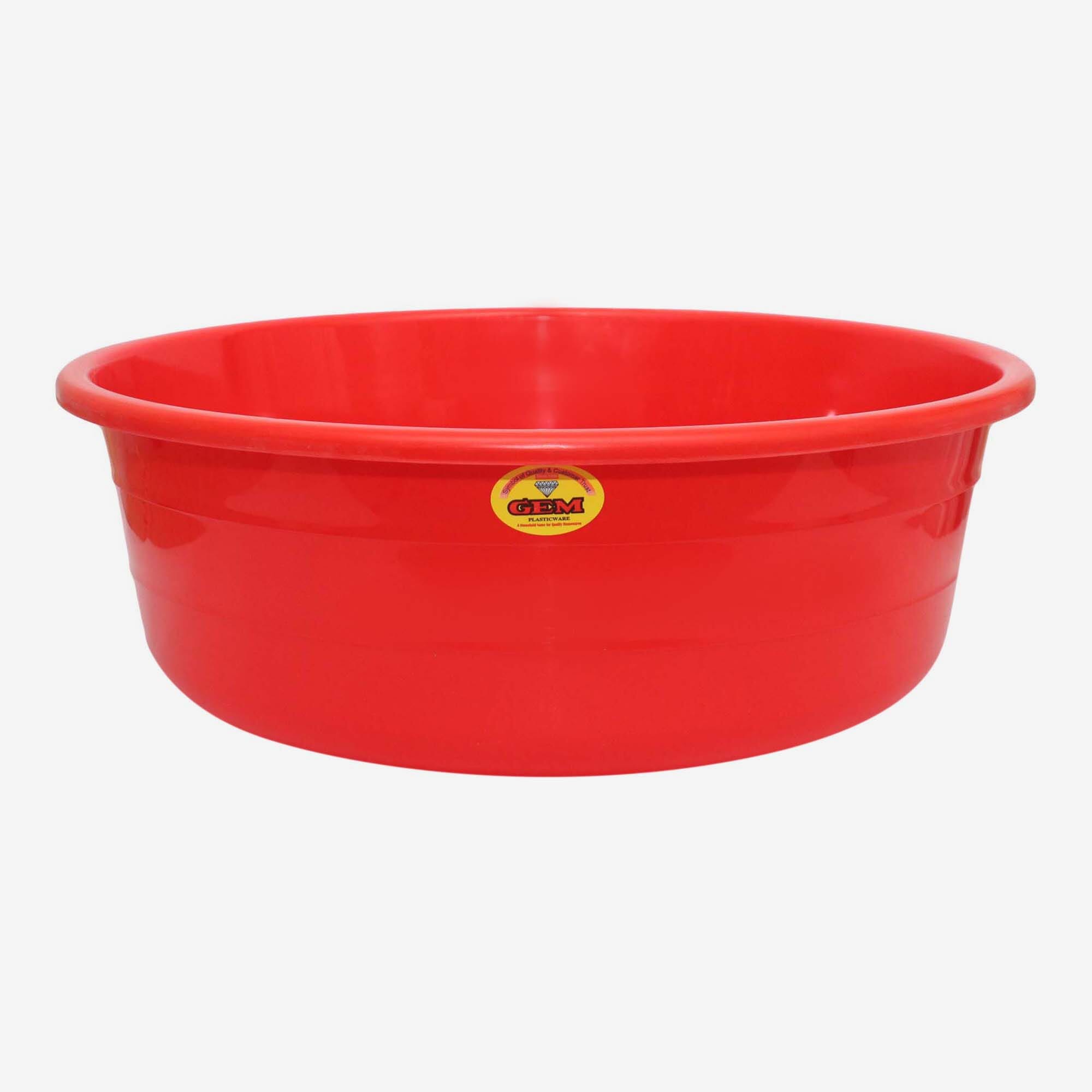 Gem Plasticware Basin 1750 Red- 17.5 Inches | Daraz.com.np