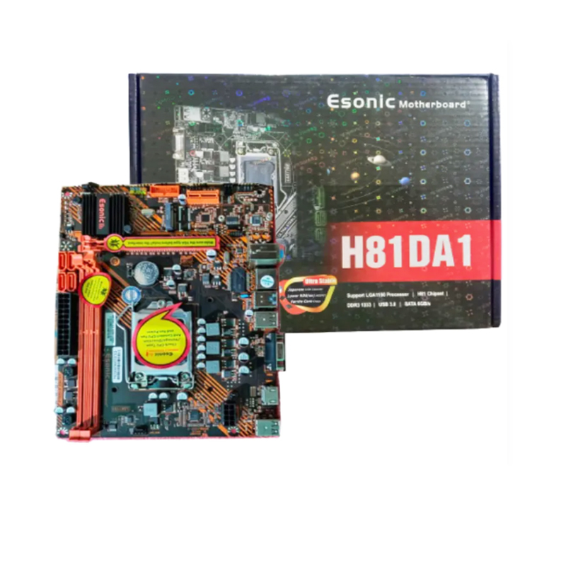 High quality ESONIC H81 motherboards LGA1150 4th Gen i3 i5 i7 CPU computer motherboard ddr3 ...