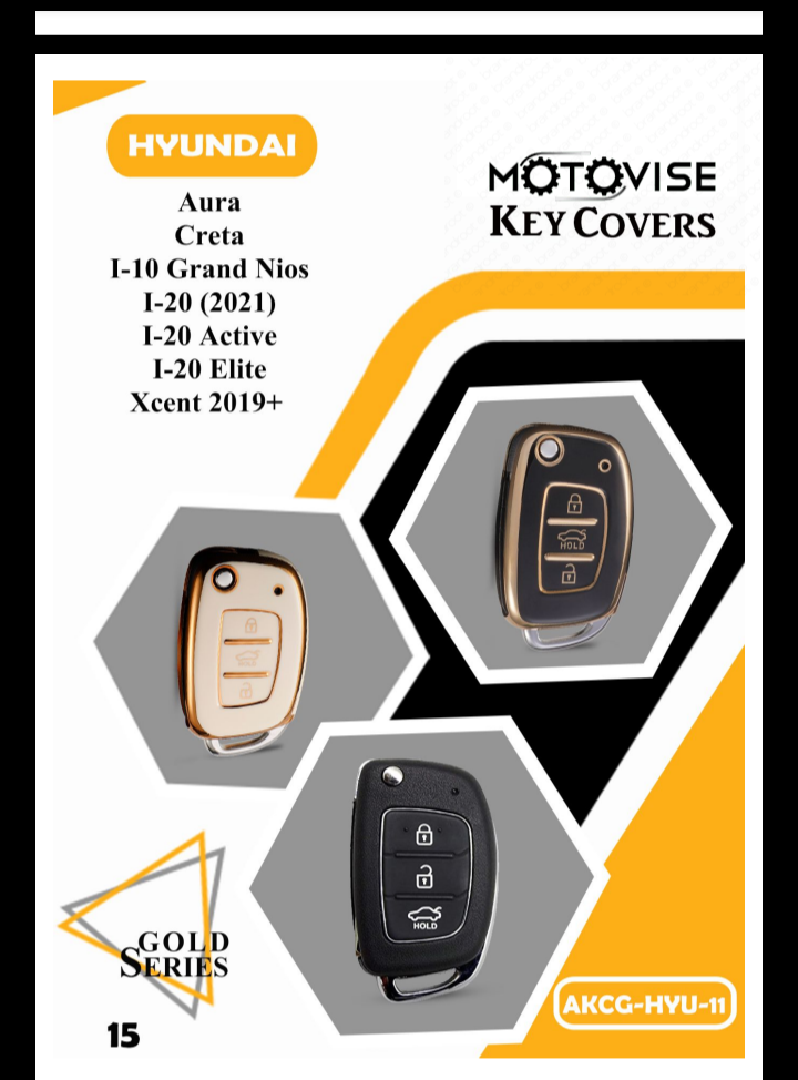 Car Key Cover For Hyundai Aura/Creta/Grand I-10 Nios/I-20(2021)/I-20 ...
