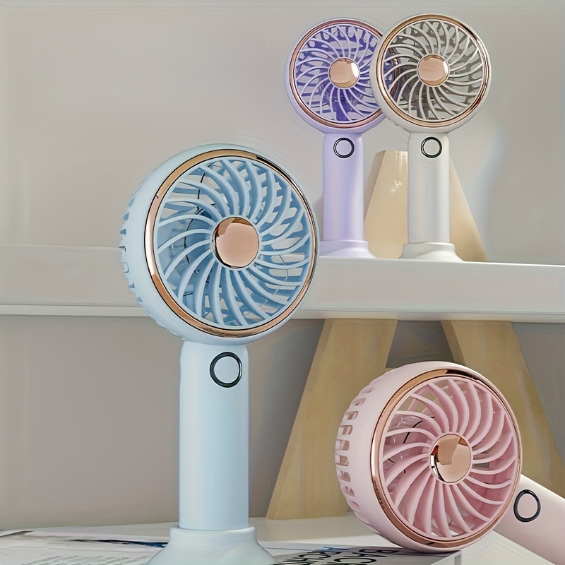 Mini Portable Handheld Fan with Dual Motors - 3 Speed Personal Desk Fan ...