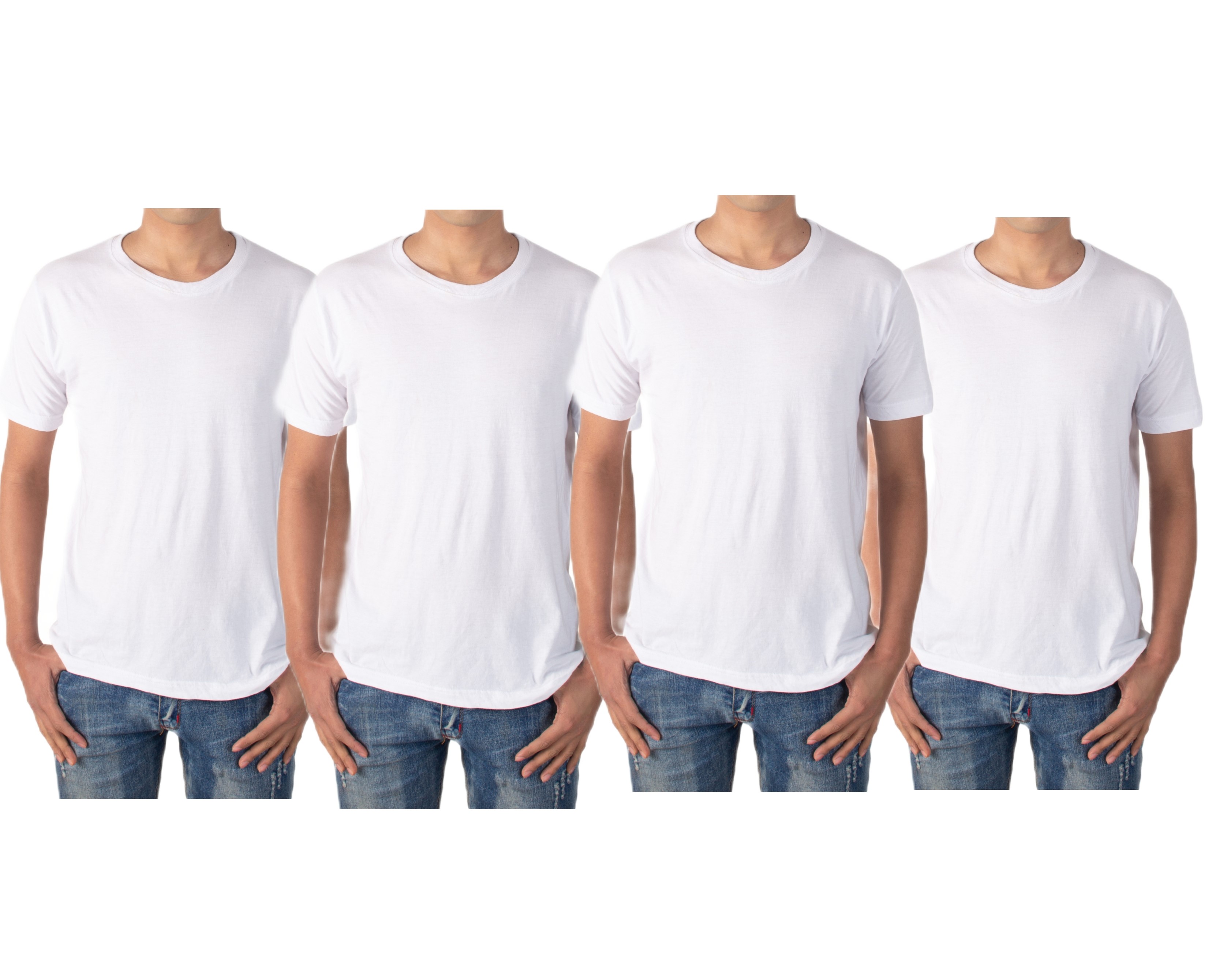 Binay Embroidery Plain T-Shirt Pack Of 4 Pcs Combo Set For Men ...