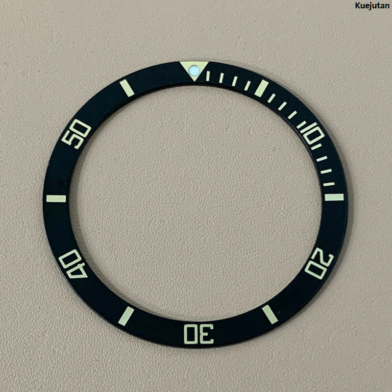 KuejutanAffordable 39mm Flat watch bezel insert Fit seiko 6105 6309 ...