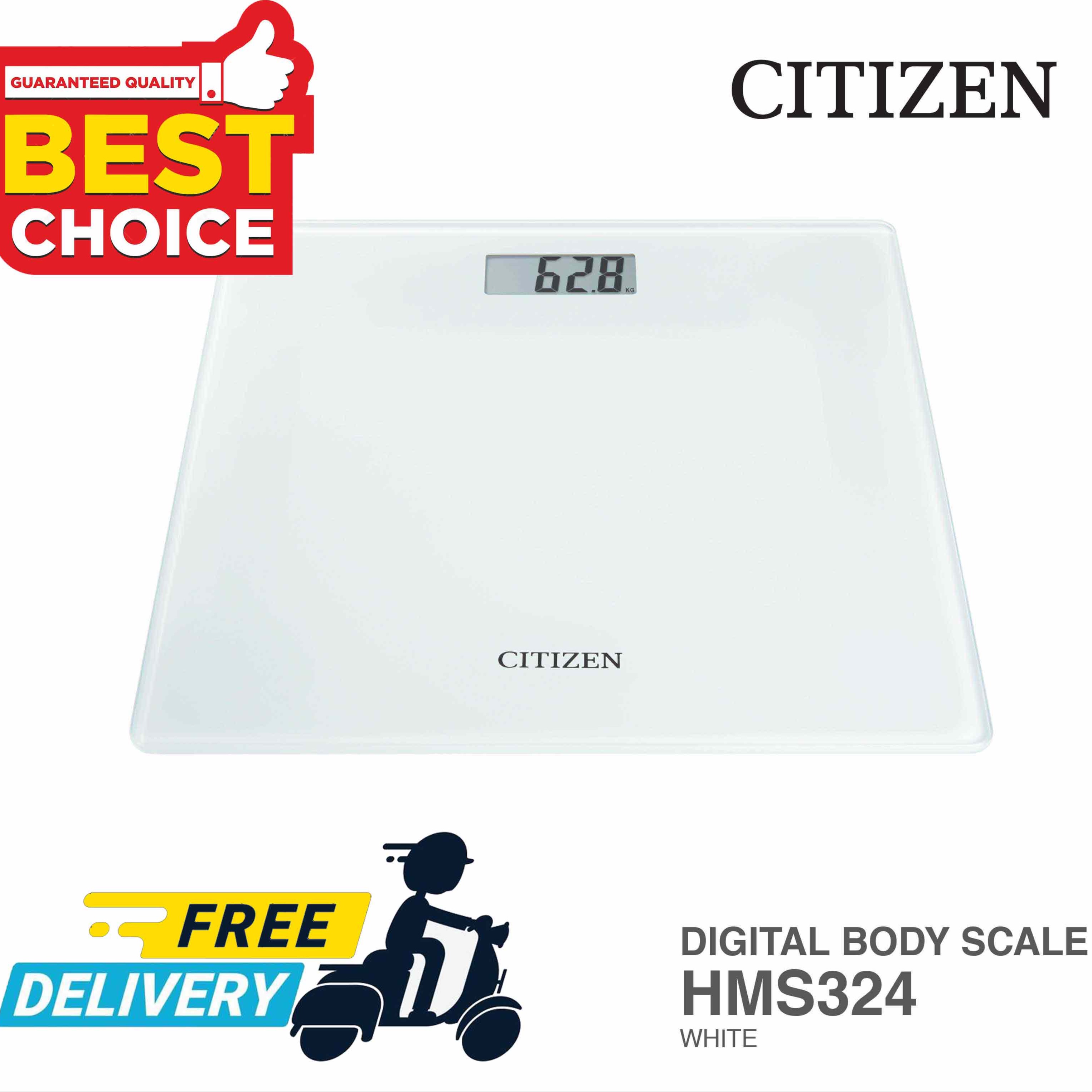 CITIZEN Weight Machine Personal Body Weighing Scale HMS324 WH | Daraz ...