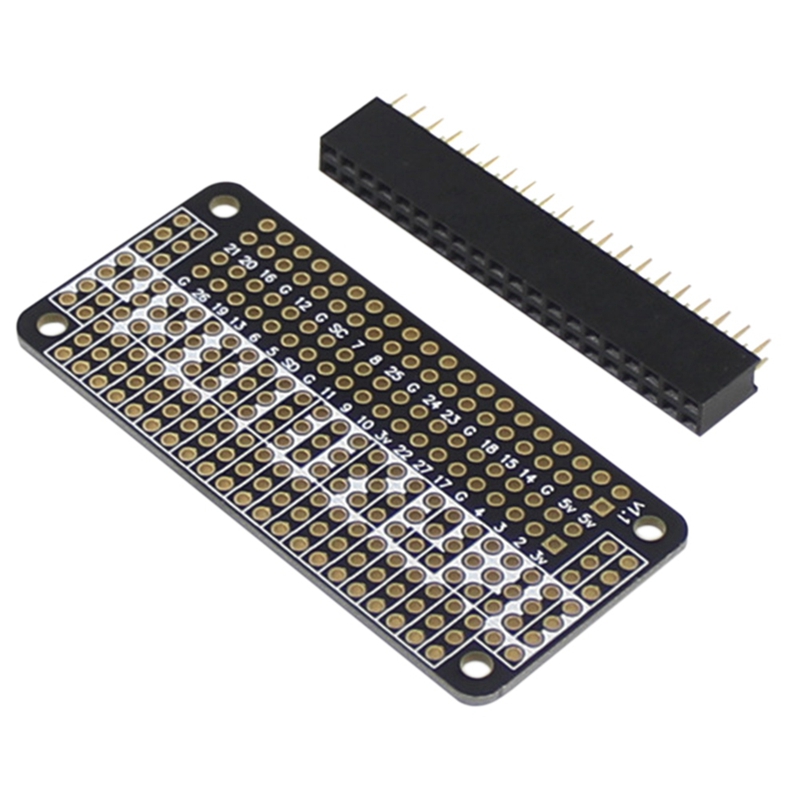 Extension Board for Raspberry Pi Zero Gpio Hole Board Welding Board Pcb ...