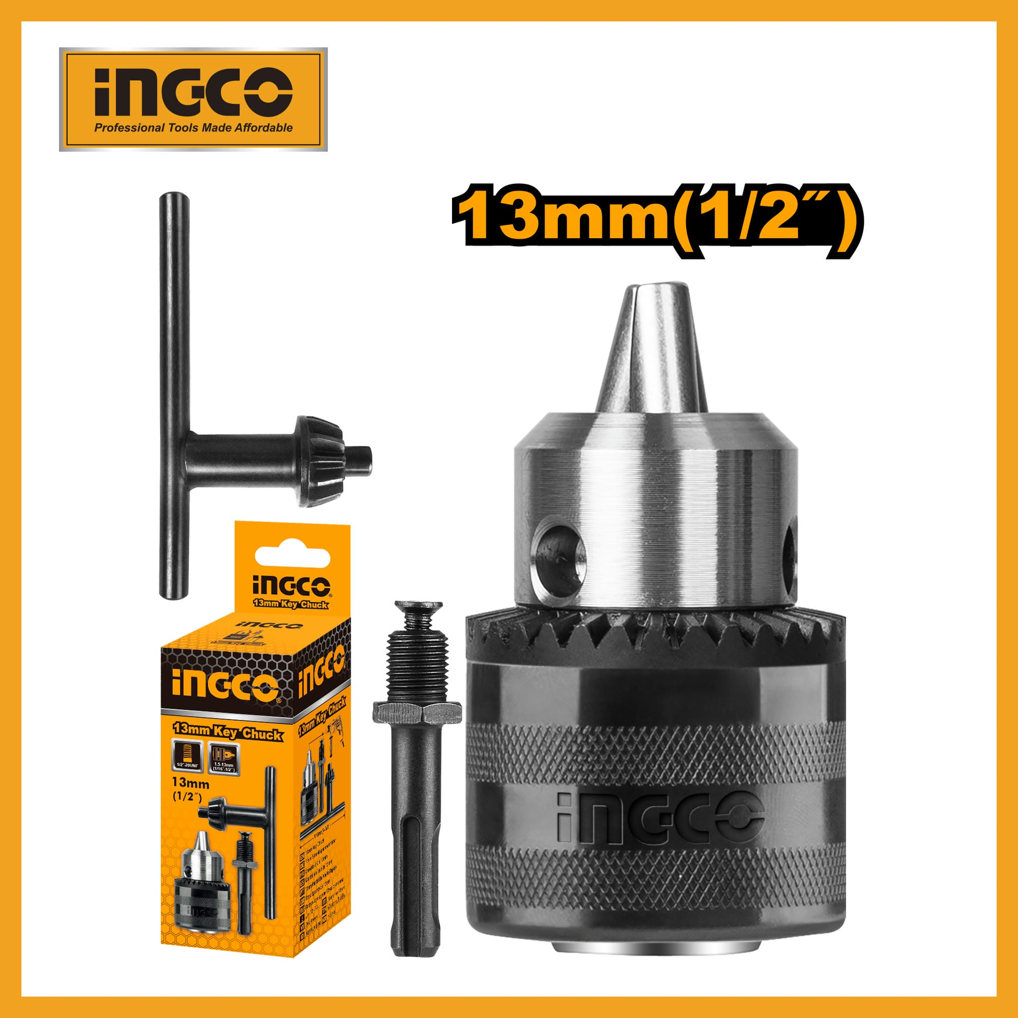 INGCO 13mm Key Chuck With Adaptor KC1301.1 | Daraz.com.np