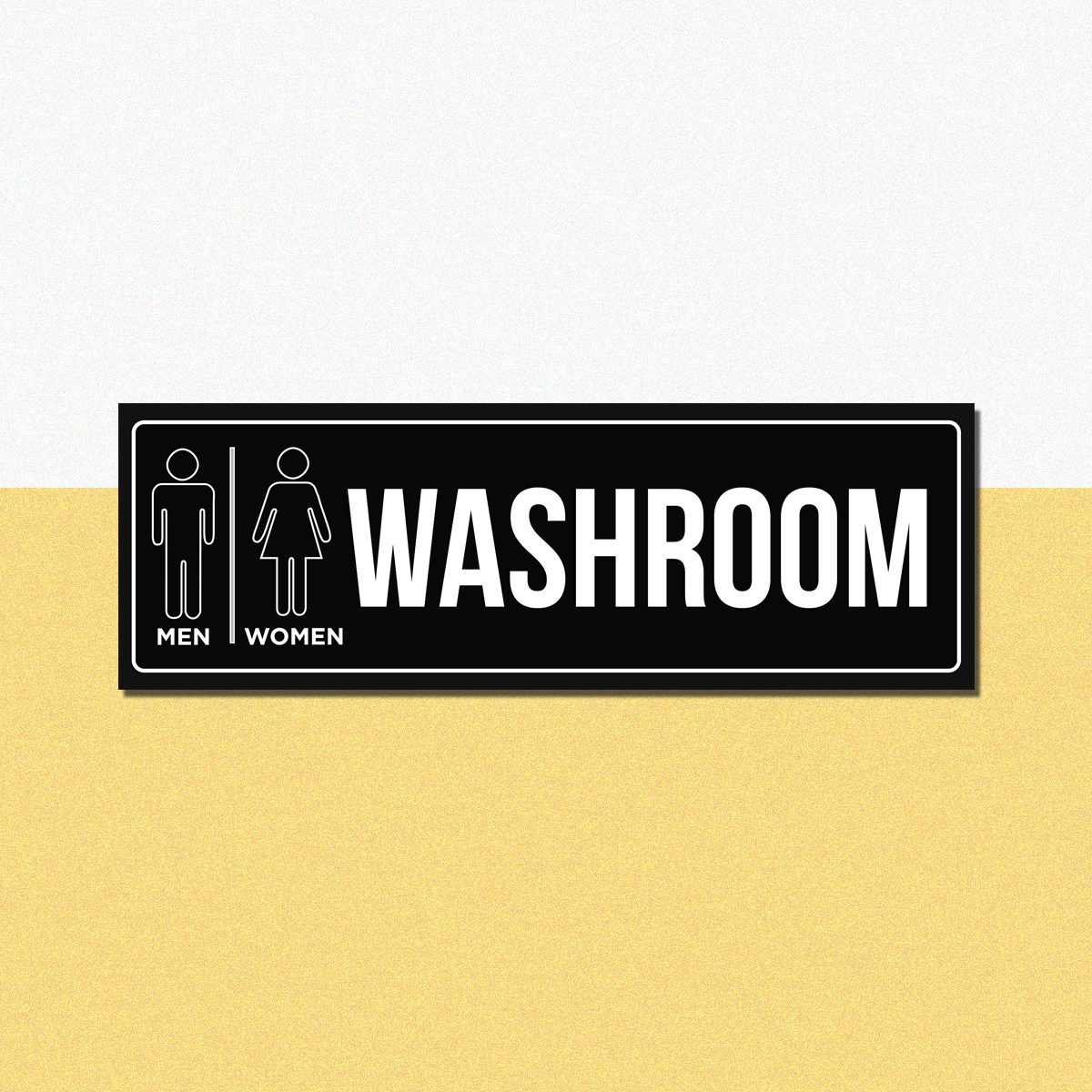 Washroom Sign Printed in 2 mm Foam Board | Daraz.com.np