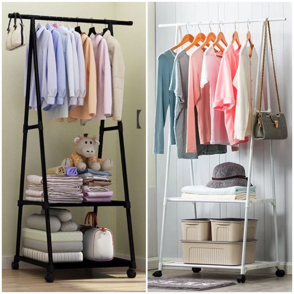 Multifunction Clothes Triangle Coat Rack Removable Bedroom Rack With ...