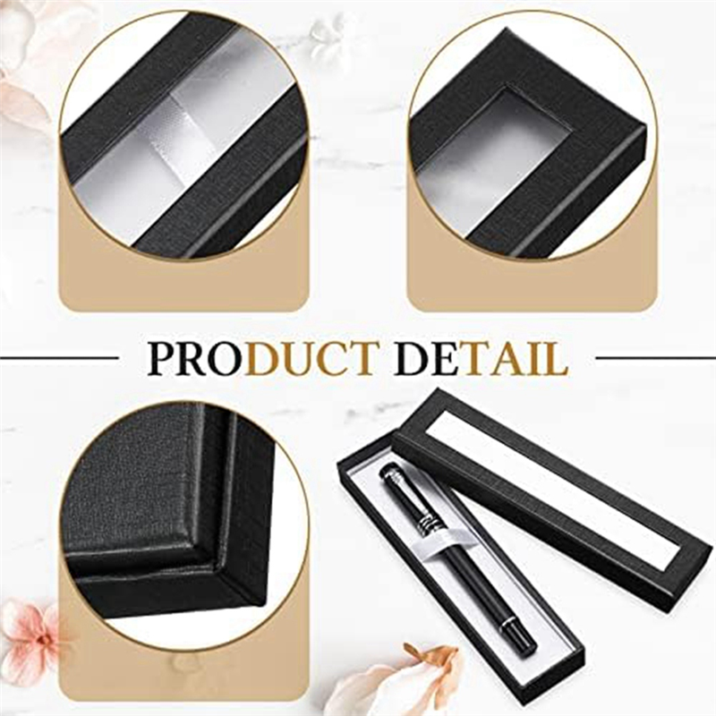 24 Piece Pen Gift Box Empty Pen Cases + Clear Lid Pen Display For ...