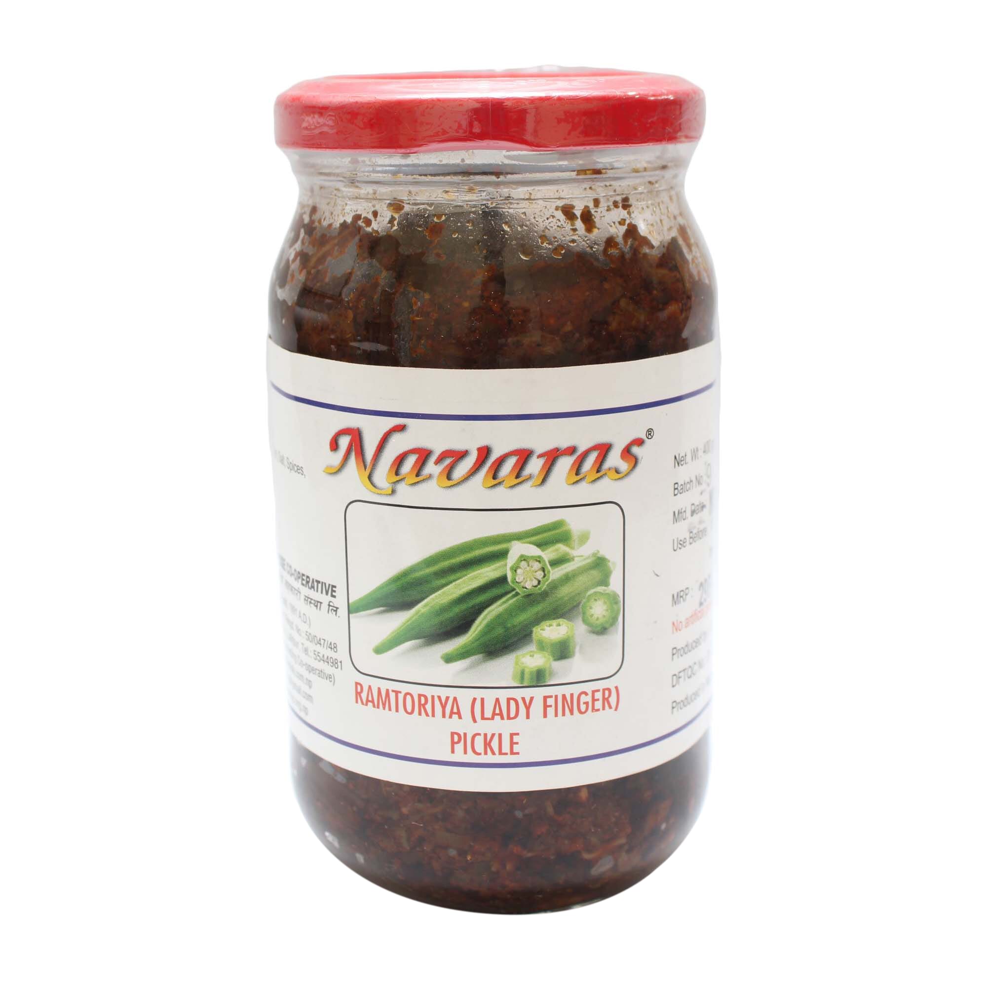 Navaras Ramtoriya ( Lady Finger Pickle) 400gm | Daraz.com.np