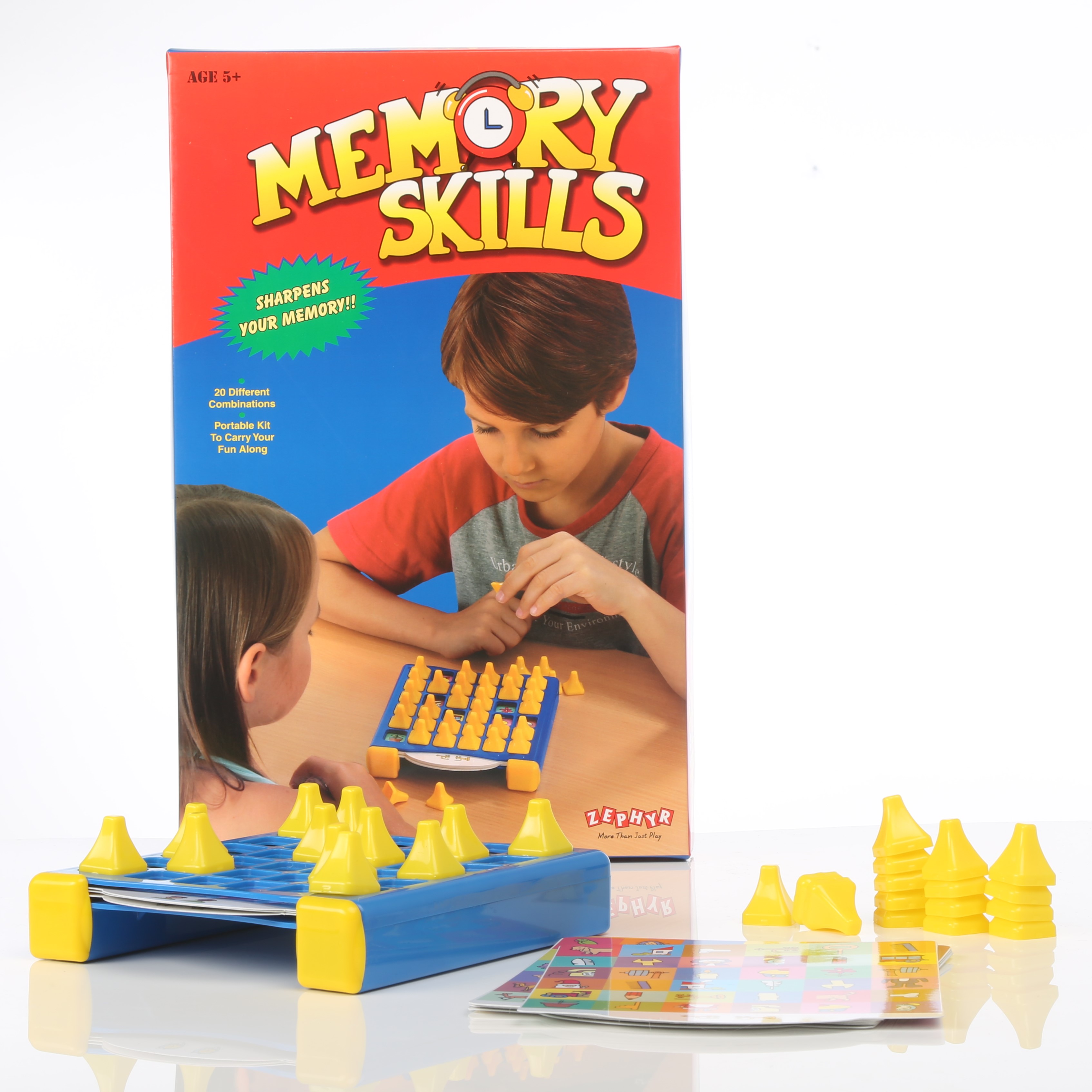 Zephyr Memory Skill Board Game | For Ages 5+ | 2 Players | Memory Based ...