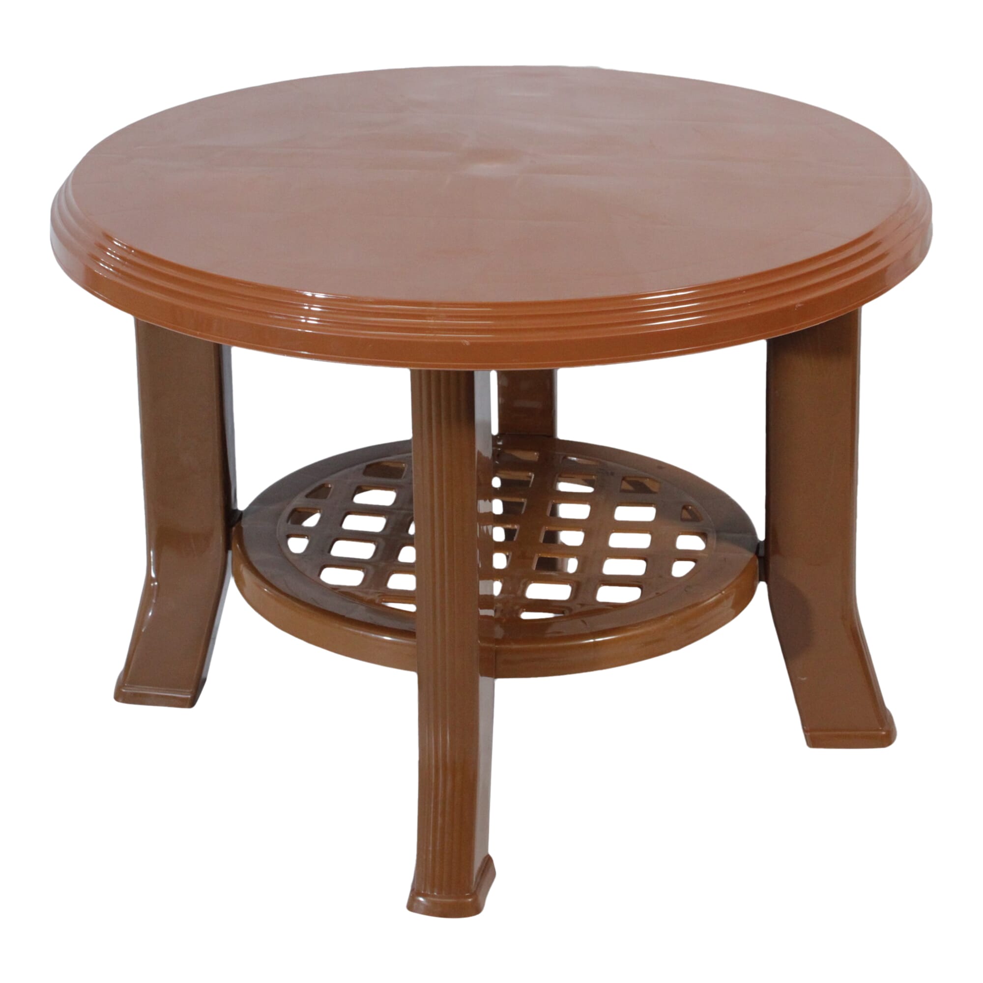 Bagmati Plastic Tea/Coffee Table For Indoor/Outdoor Purposes (Round ...