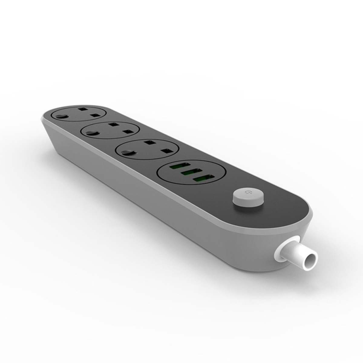 Lucky Hawk LH3301 3 Sockets + 3 USB Ports Multi-Socket Electronic Smart ...