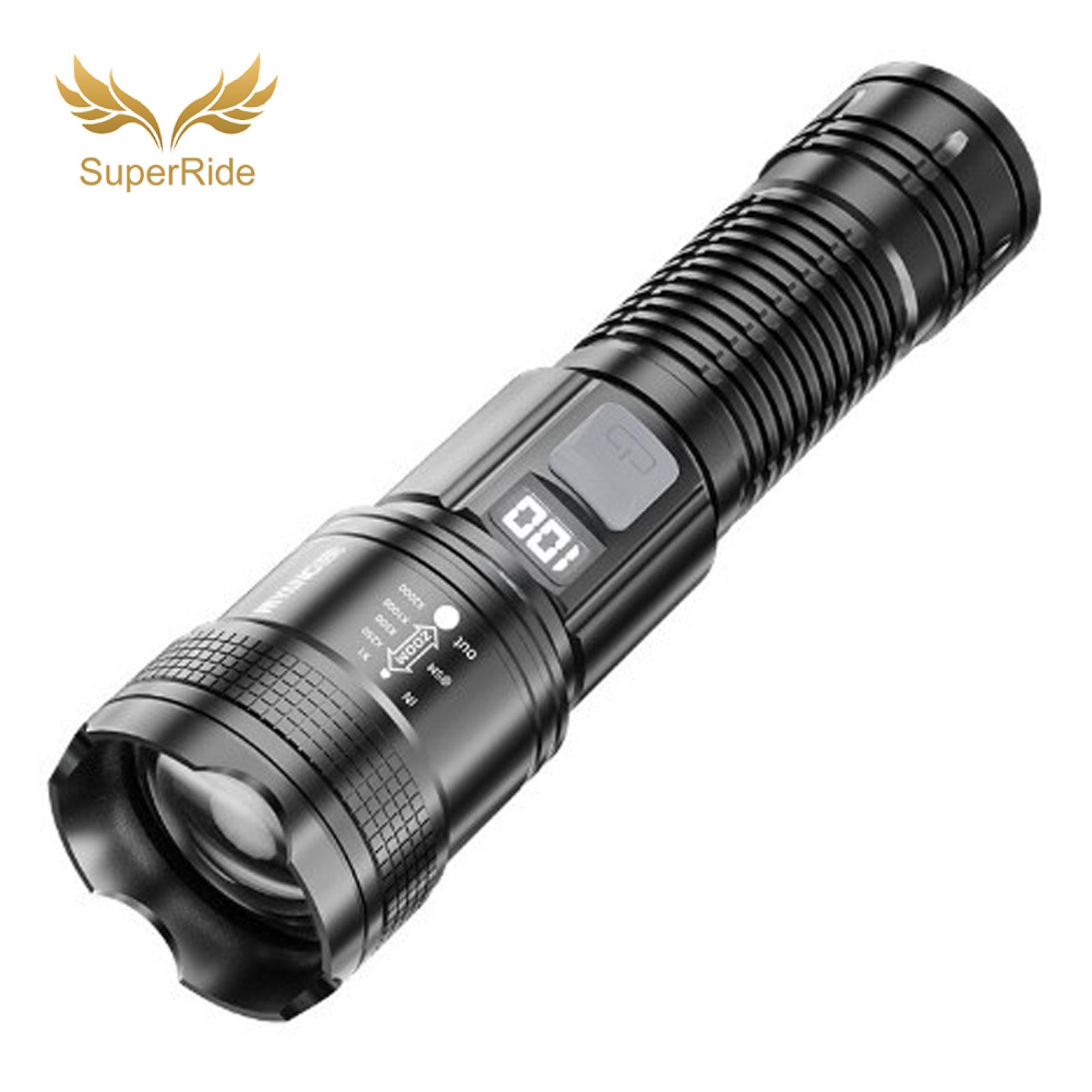 SuperRide Telescopic Flashlight Ultra-bright Rechargeable Led ...