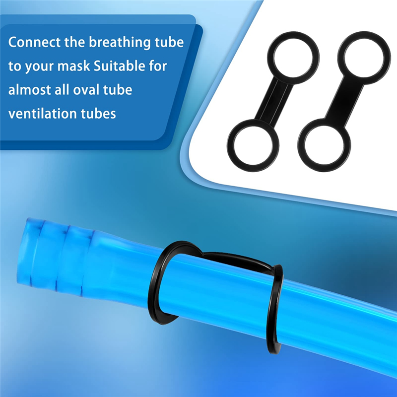 Silicone Snorkel Clip Diving Snorkel Holder Snorkel Keeper Scuba Dive ...