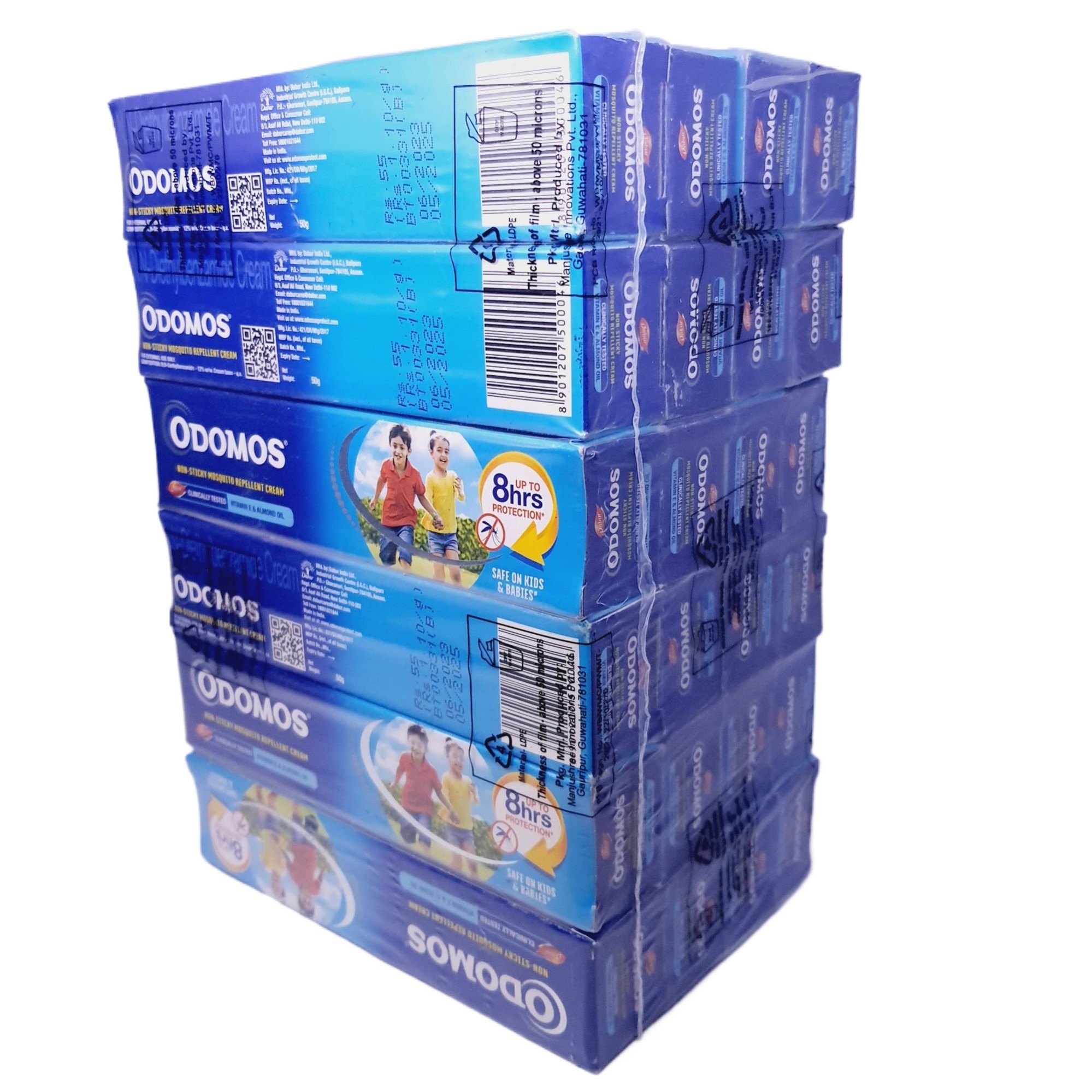 Pack of 24, Odomos Non-Sticky Mosquito Repellent Cream - 50 Gm | Ultra ...