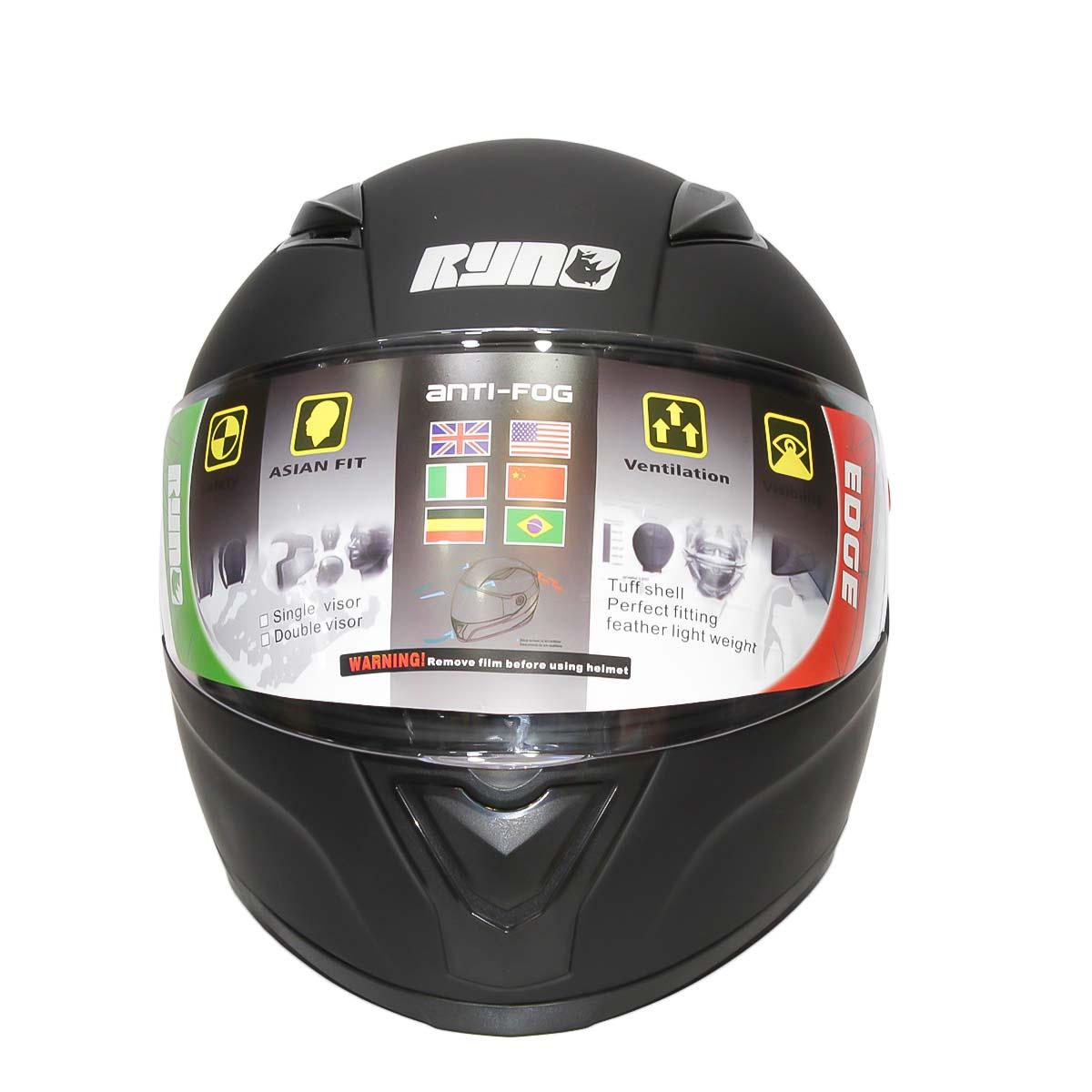 Matt Black Color Rhino Diagon Full Helmet | Daraz.com.np