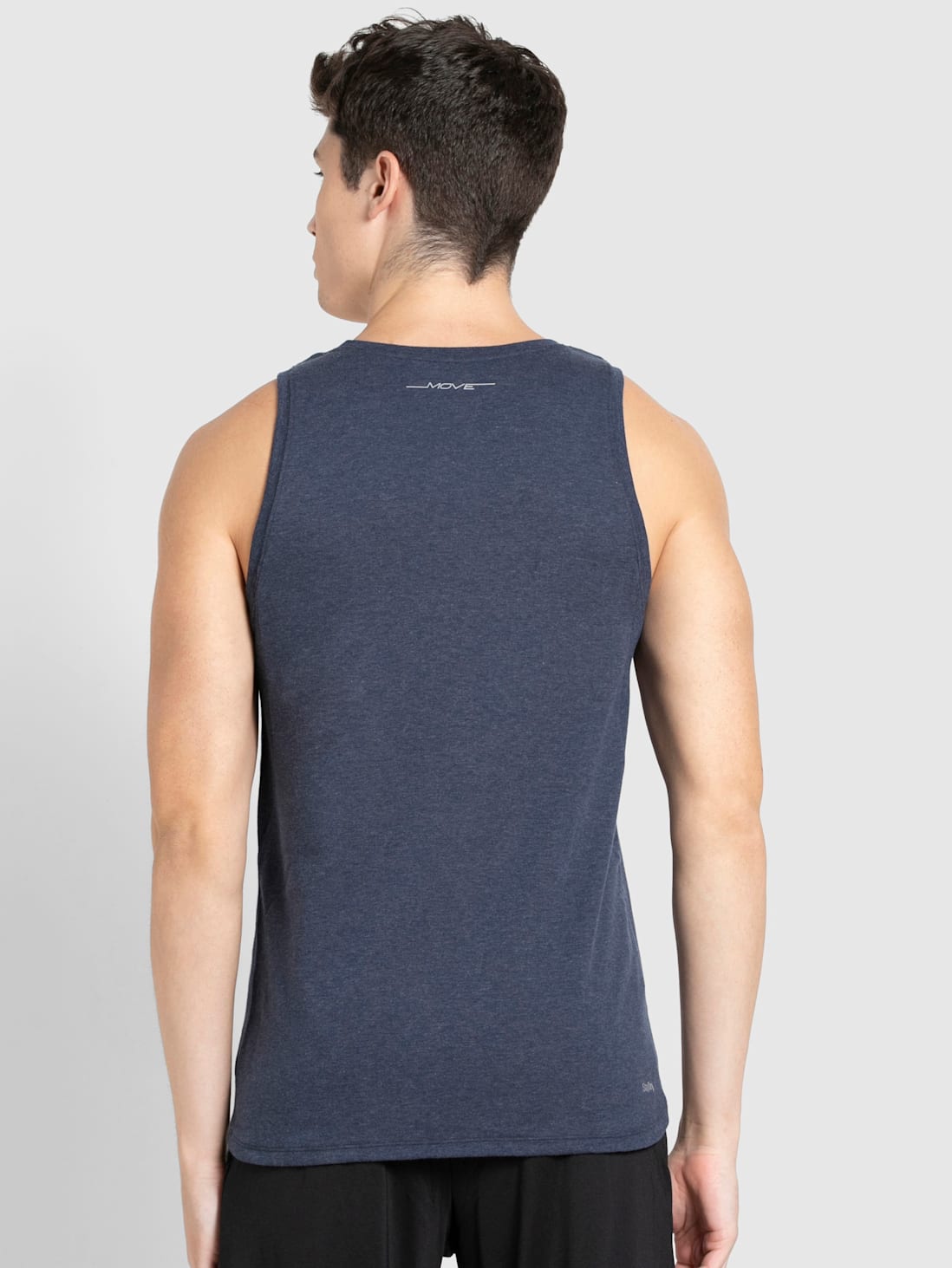 Jockey Super Combed Cotton Blend Solid Low Neck Tank Top With ...