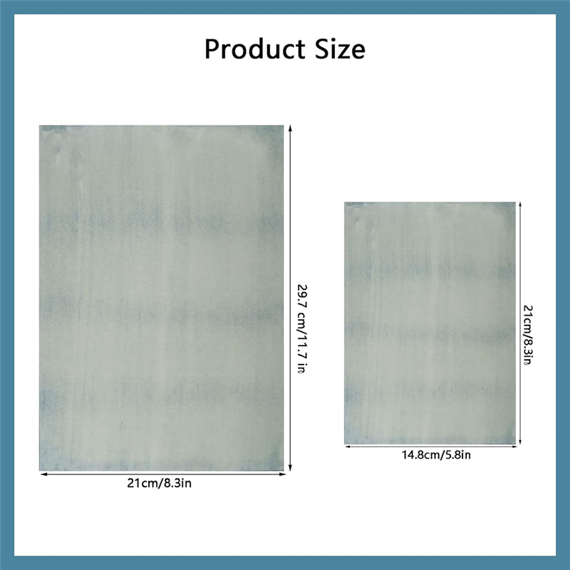 NCANRUI 30 Sheets Sun Print Paper Kits Cyanotype Paper A4 A5 Solar ...