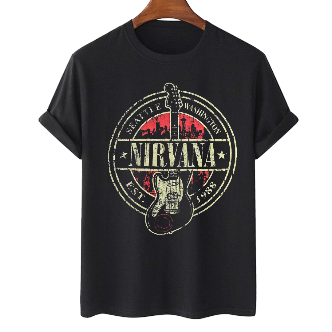 Nirvana Cotton Mens T-Shirt | Daraz.com.np