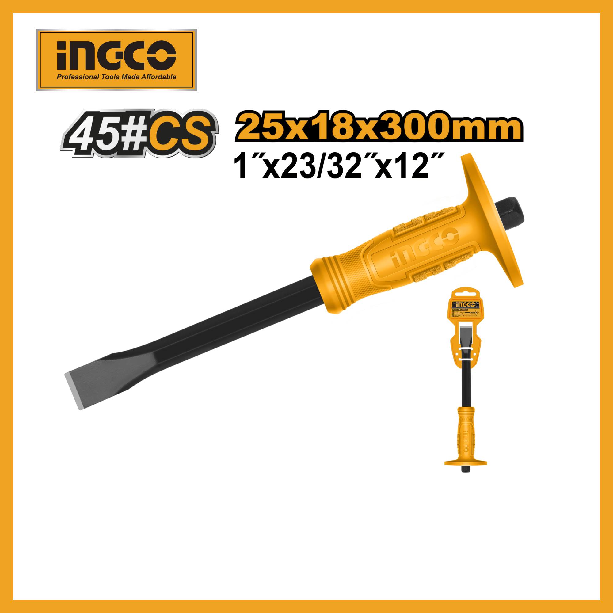 INGCO Cold Chisel Unique Design Handle HCCL082412 | Daraz.com.np