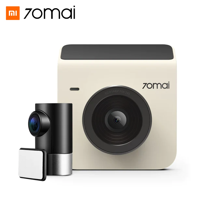 70mai A400 Dual Channel Car Dash Cam, 1440p Front & 1080p Rear, WDR ...