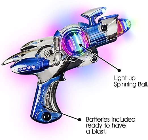 Super Spinning Space Toy GunSet With Flashing Lights | Daraz.com.np